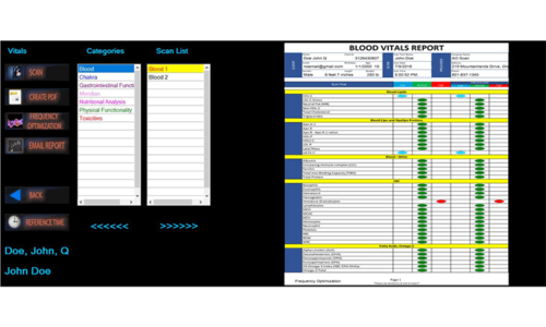 AO Scan Digital Frequency Body Analyzer